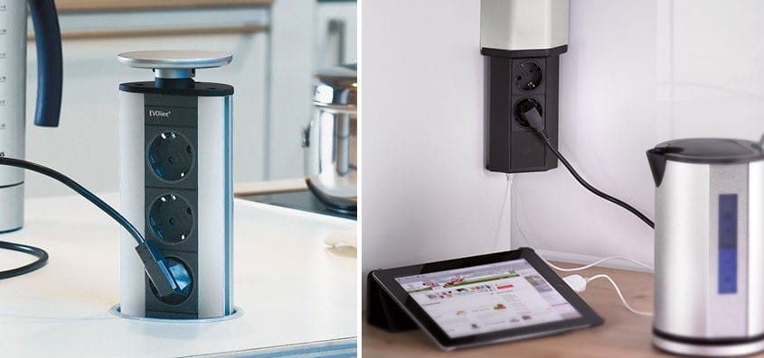 Stopcontacten in de keuken met een praktisch en prachtig design ...